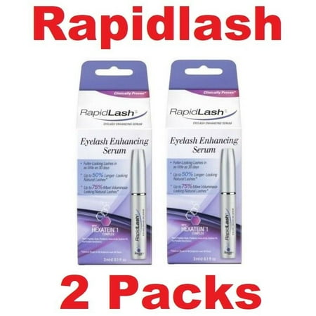 RapidLash Eyelash Enhancing Serum,Lash Enhancers, (3ml),0.1-Fluid Ounces - 2 Pack | Walmart Canada