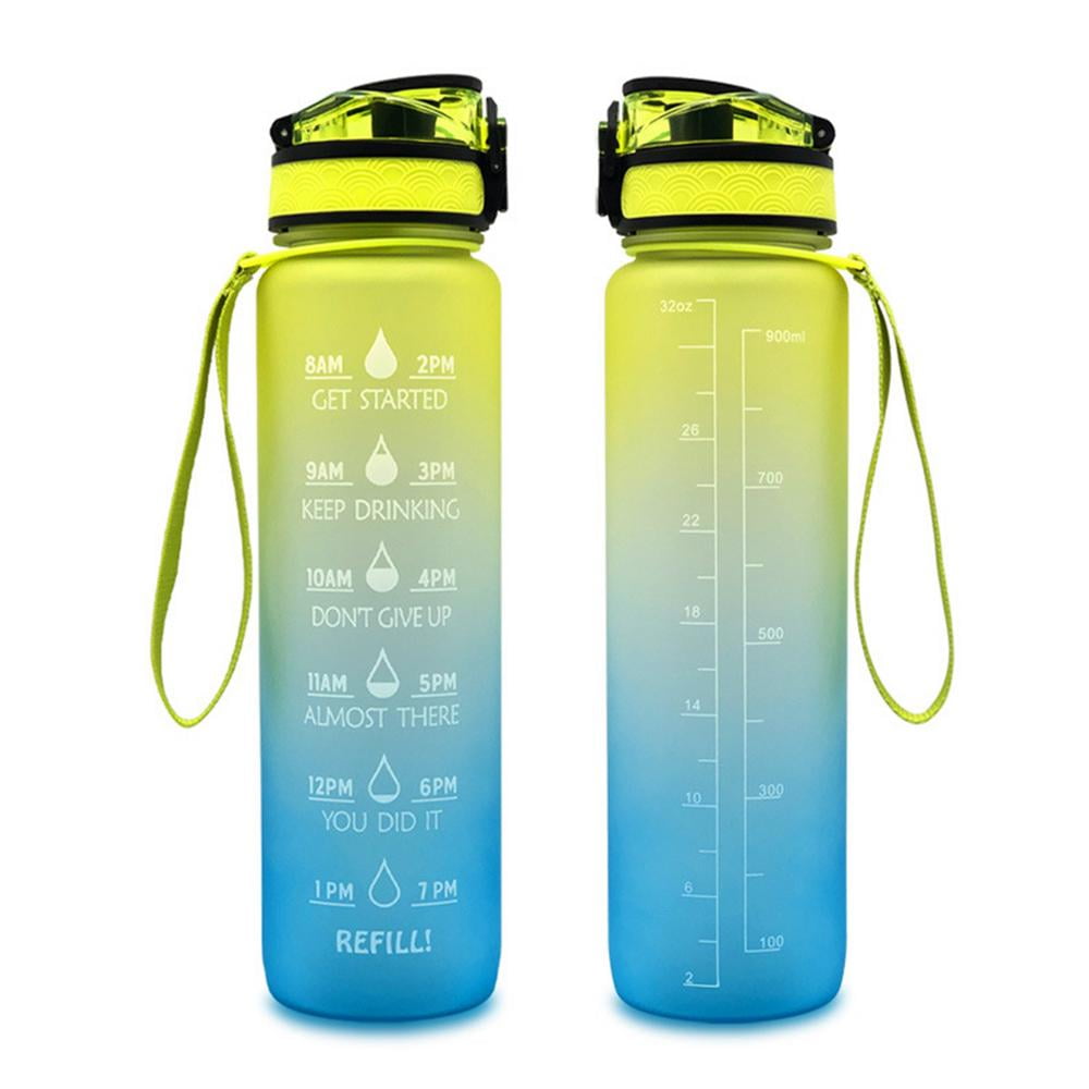 AIXING Daily Water Intake Bottle 1L Drinking Water Cups Leakproof ...