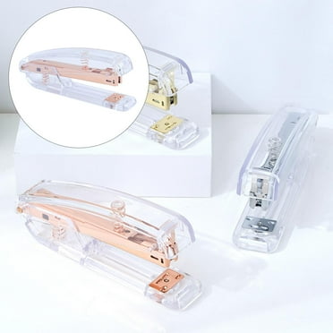 OnDisplay Luxe Acrylic Clear and Metallic Gold Stapler - Walmart.com