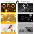 JINYUN-Wine Bottle Lights with Cork, 20 Pack 20 LED Waterproof Battery ...