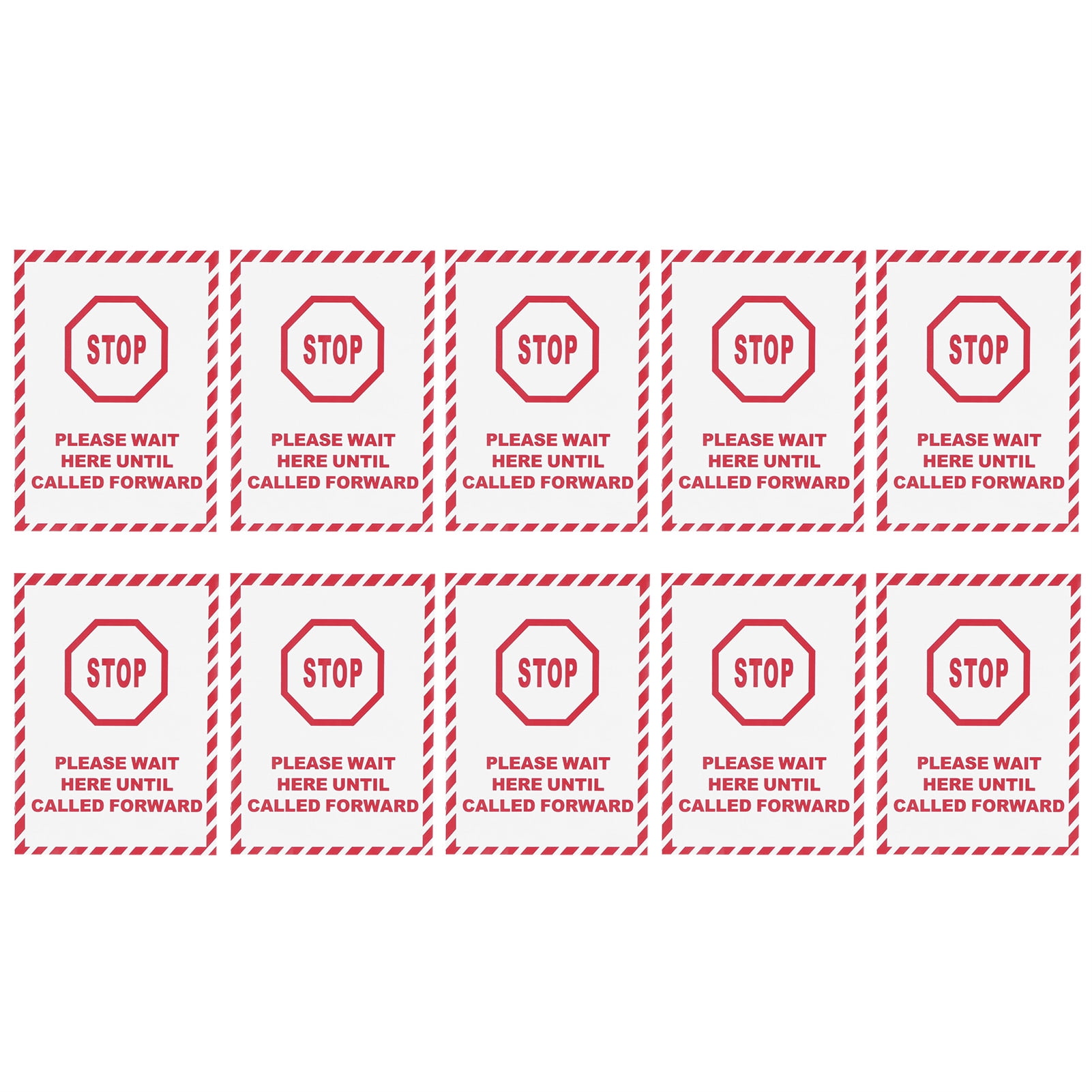 Stop Sign Sticker, And Durable 2 Set Stop Sign Wall Decal Sticker ...