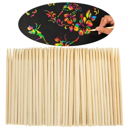 Scratch Art Sticks, 500pcs Drawing Bamboo Stick Scratch Stick For ...