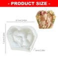 3D Embossing Flower Lamb Silicone Molds Heat Resistant For Crafting ...