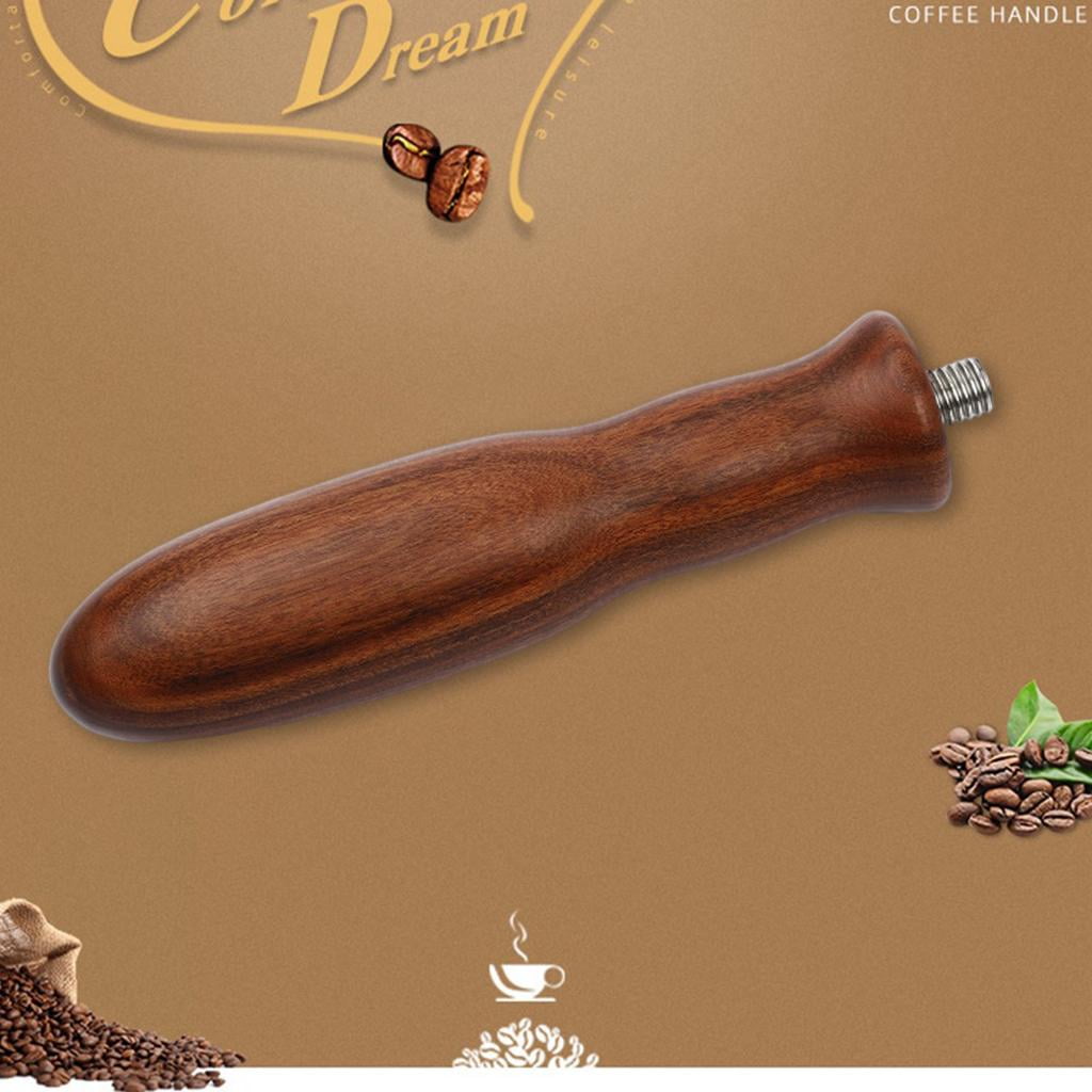 Wooden Handle for Coffee Machines Tool The smooth and smooth texture ...