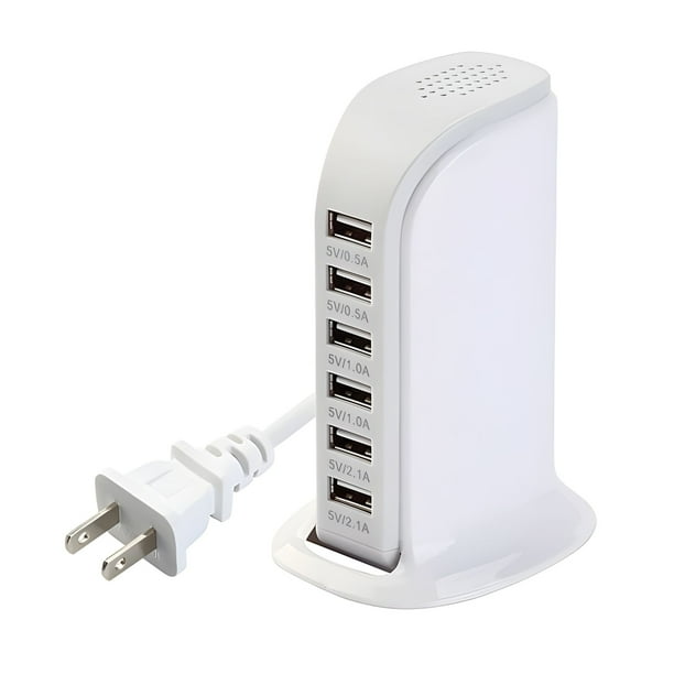 Toytexx 30W 6 Port USB Universal Charging Station Rapid Charger Power ...