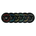 BalanceFrom Olympic Bumper Plate Weight Plate with Steel Hub, Black ...