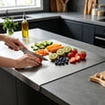 30x30cm Stainless Steel Cutting Board, Chef Grade Food Prep Board, Non ...