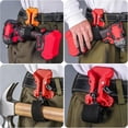 2Pcs Tool Belt Holders for Drills and HammersSelf-Locking Double Lock ...