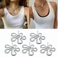 CEORPER Alloy DIY Necklace Supplies Flower Pendants Flower Jewelry ...