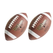 Wilson F1382BK2 Pee Wee Size Leather Football - Walmart.com