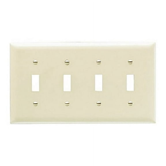 Pass & Seymour Ivory Decorator Double Rocker Wall Light Switch 15A 120V ...