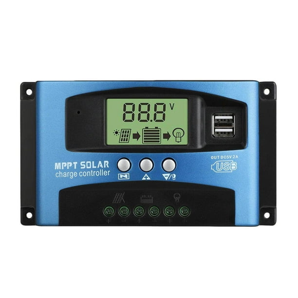 Solar Charge Controller Dual USB Regulator 12V/24V Voltage 12V/24V ...