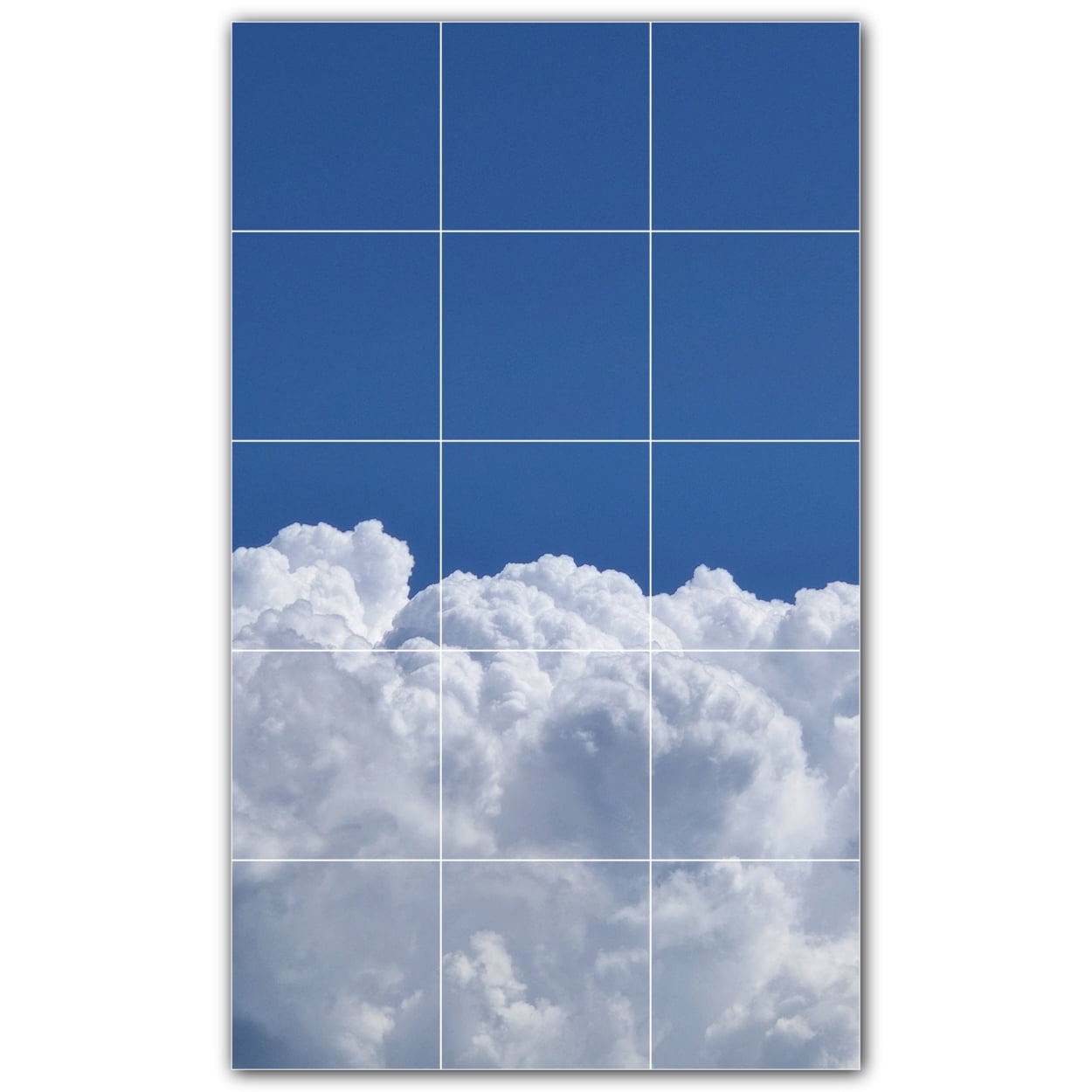 Picture-Tiles.com: Clouds Ceramic Tile Wall Mural WAL500381-35M. 18"W x ...