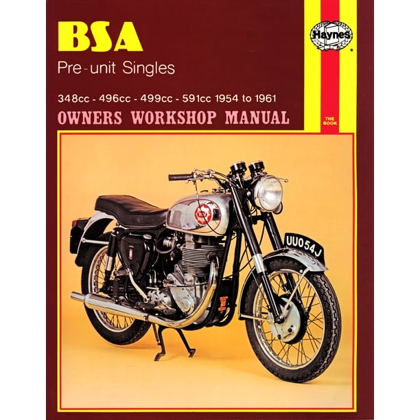 BSA Pre-unit Singles (54-61) Haynes Repair Manual ^ - Walmart.com