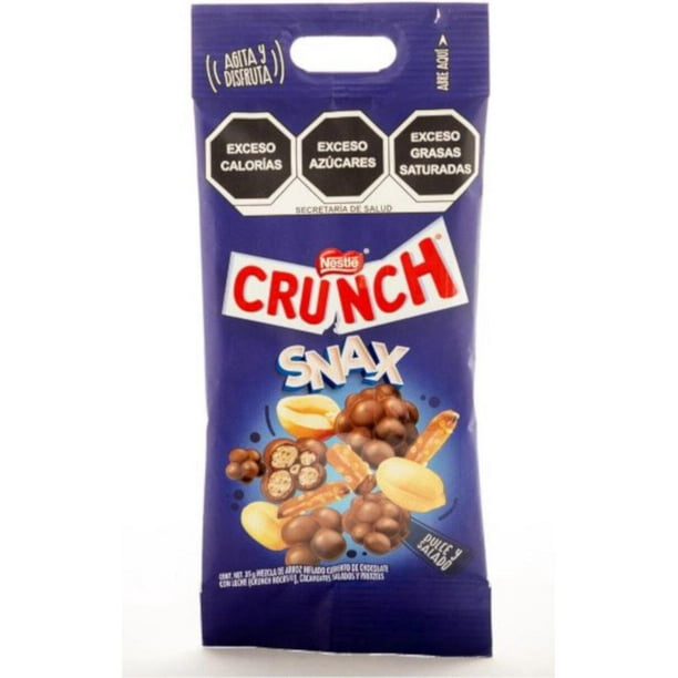 Pack de 6 Chocolate Nestlé Crunch Snax Mix 6/35GR Crunch Caja con 6 ...