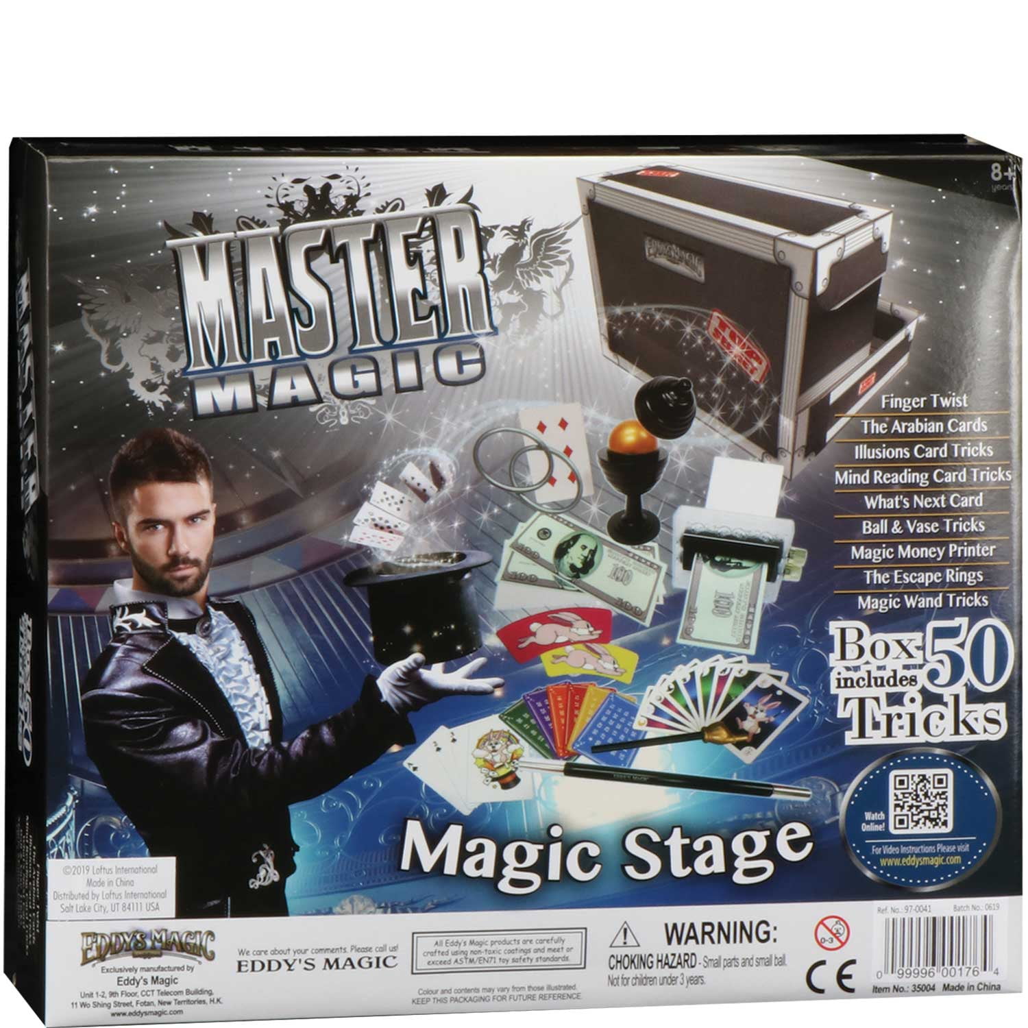 Loftus Eddy's Master Magic Boys Magic Stage Gift Box Set, 50 Tricks ...