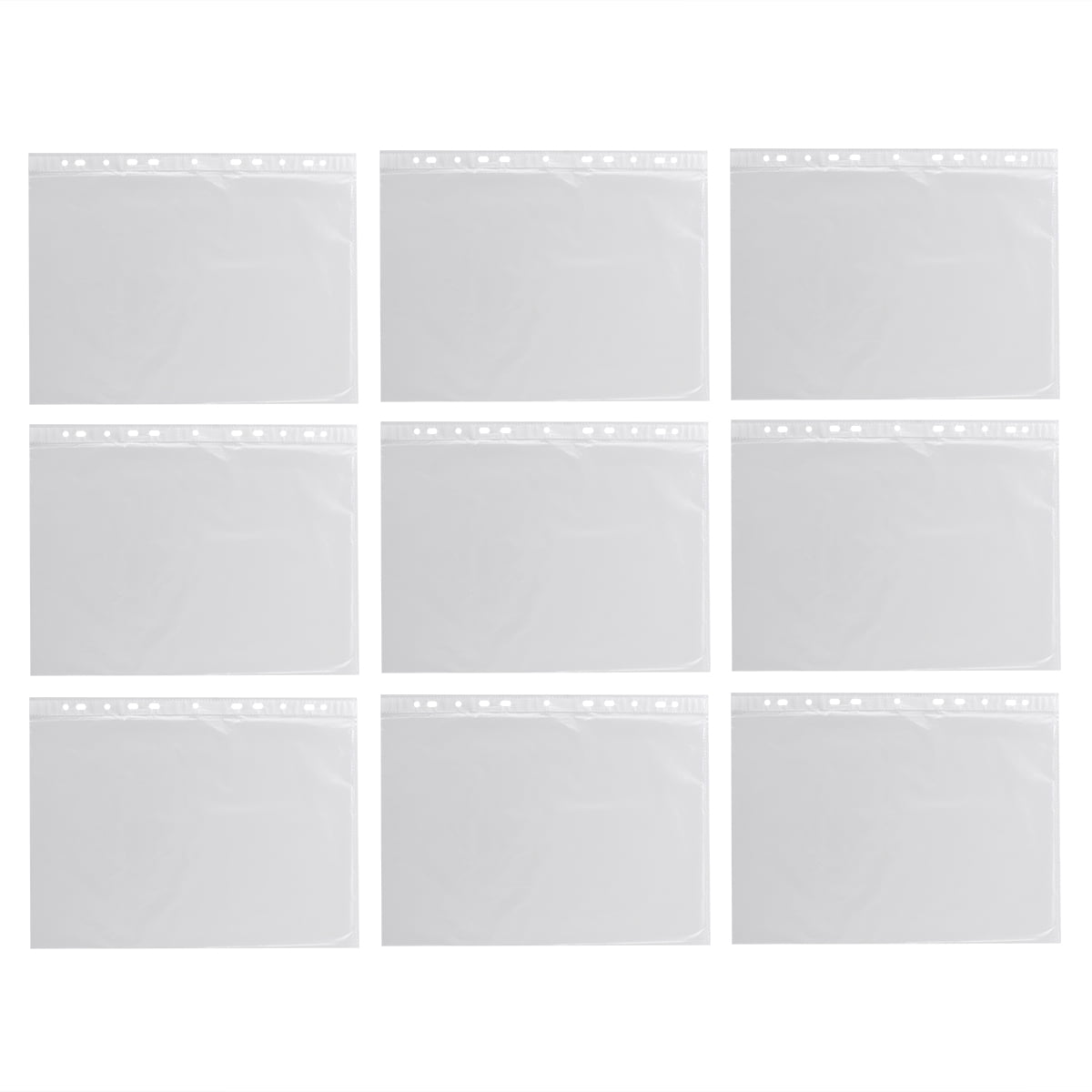 Hemoton Clear Pockets Document Transparent Sleeves Folders Wallets ...