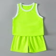 Boys' Active Shorts Set Athletic Tank Top and Basketball Shorts Set for ...