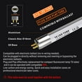 XUERUI-F6T5WW LED T5 Tube 4W 9 inch Linear Fluorescent Bulb Replacement ...