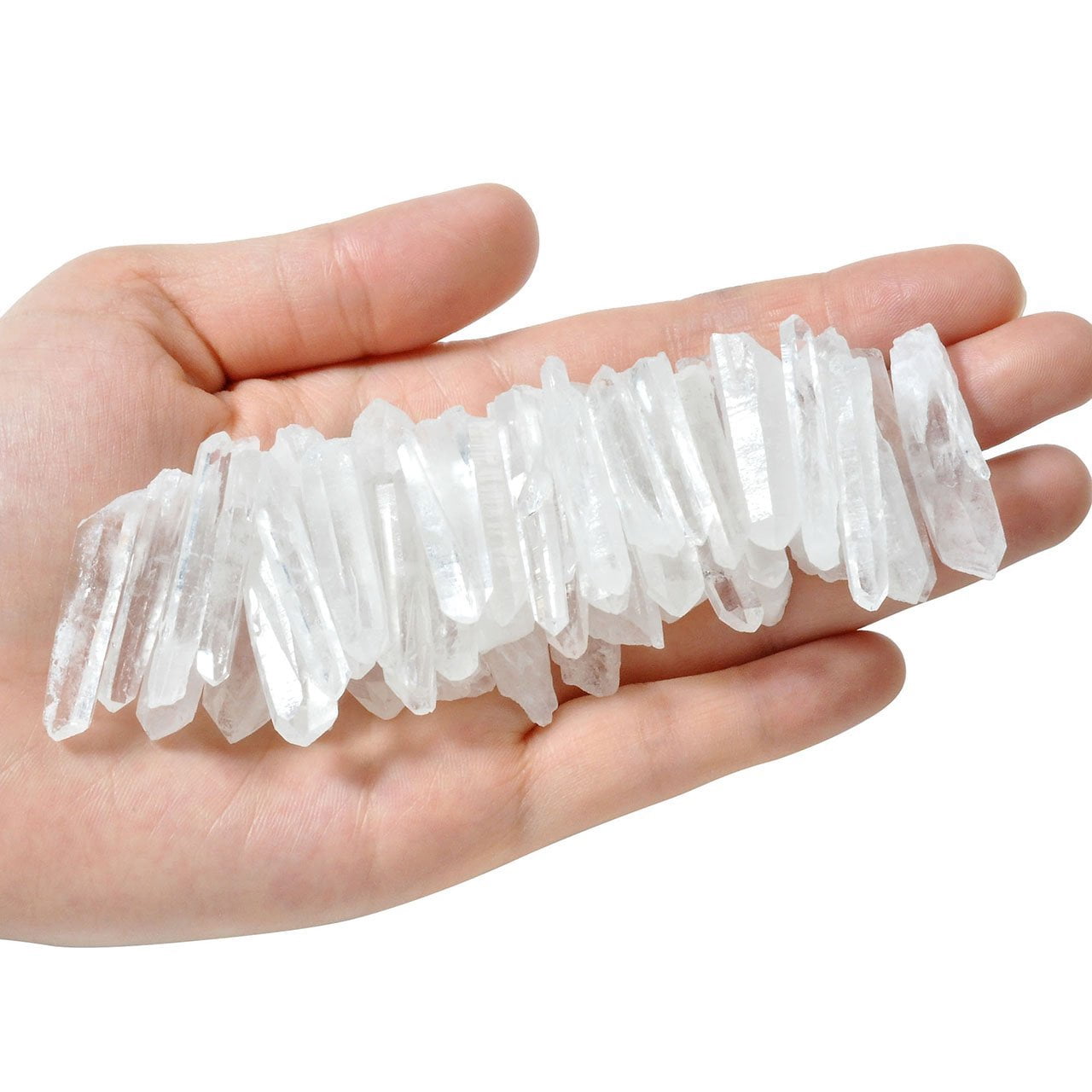 Top Plaza 0 44lb Bulk Irregular Shape Rough Clear Quartz Crystal Points