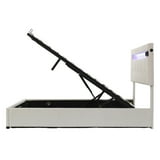 Queen Size Velvet Bed with LED Light and Integrated Bluetooth Audio ...