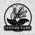 Craftnamesign Custom Praying Mantis Metal Wall Art LED Light ...
