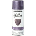 Multi Color Purple, Rust-Oleum Specialty Glitter Spray Paint- 342607 ...