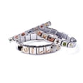 7" European Style Stainless Steel Snake Chain Charm Bracelet with Heart ...