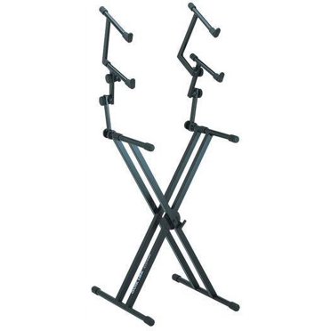 On-Stage KS7365EJ Pro Heavy-Duty Folding-Z Keyboard Stand w/ 2nd Tier ...