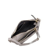 Violet Ray Women's Handbag Livvy Multi Zip Crossbody - Walmart.com