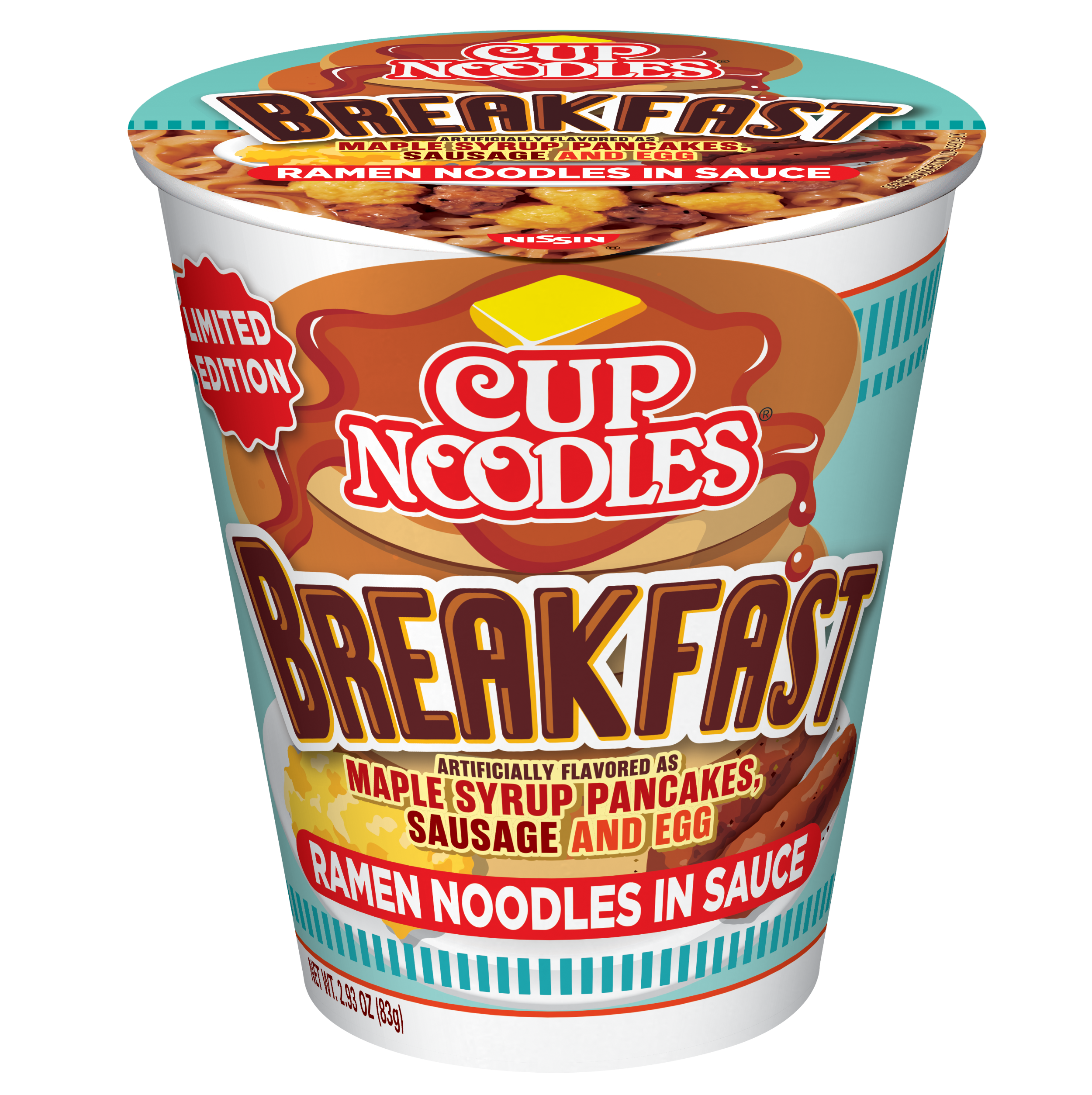 Nissin Breakfast Flavor Ramen Cup Noodles 2 25 Ounces Walmart