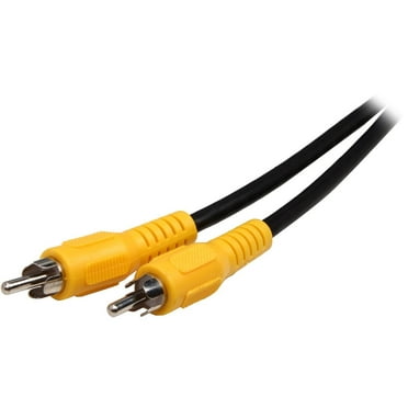 25FT 3 RCA TO 3 RCA VIDEO/AUDIO CABLE STANDARD SERIES LIFETIME WARR ...