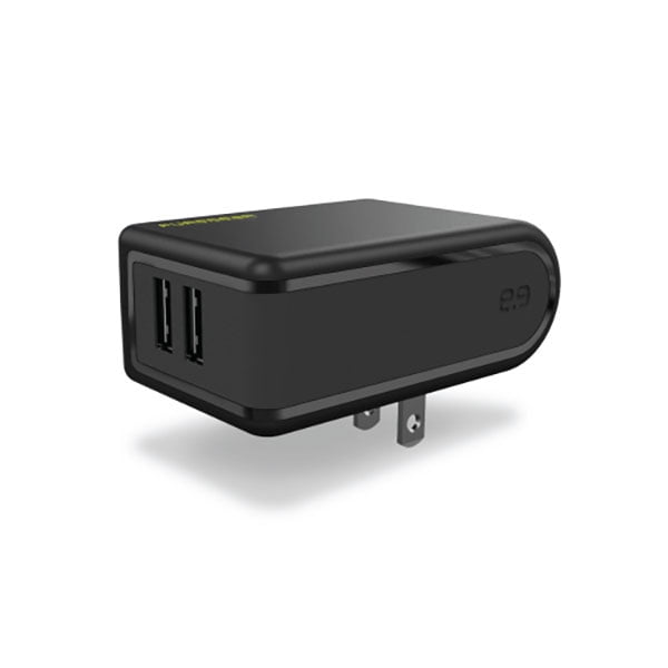 PUREGEAR TRAVEL CHARGER DUAL USB 4.8 A (NO CABLE) - BLACK - Walmart.com