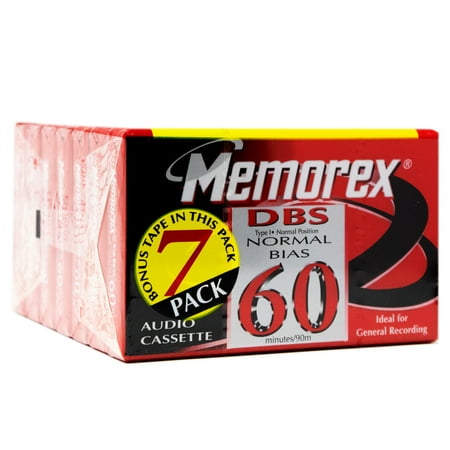 Memorex Audio Tapes Pack 7 | Walmart Canada