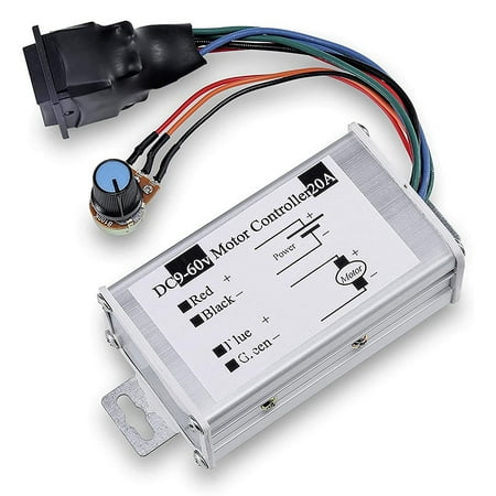 DC Motor Speed Controller Reversible PWM Switch Driver Fan Clockwise ...