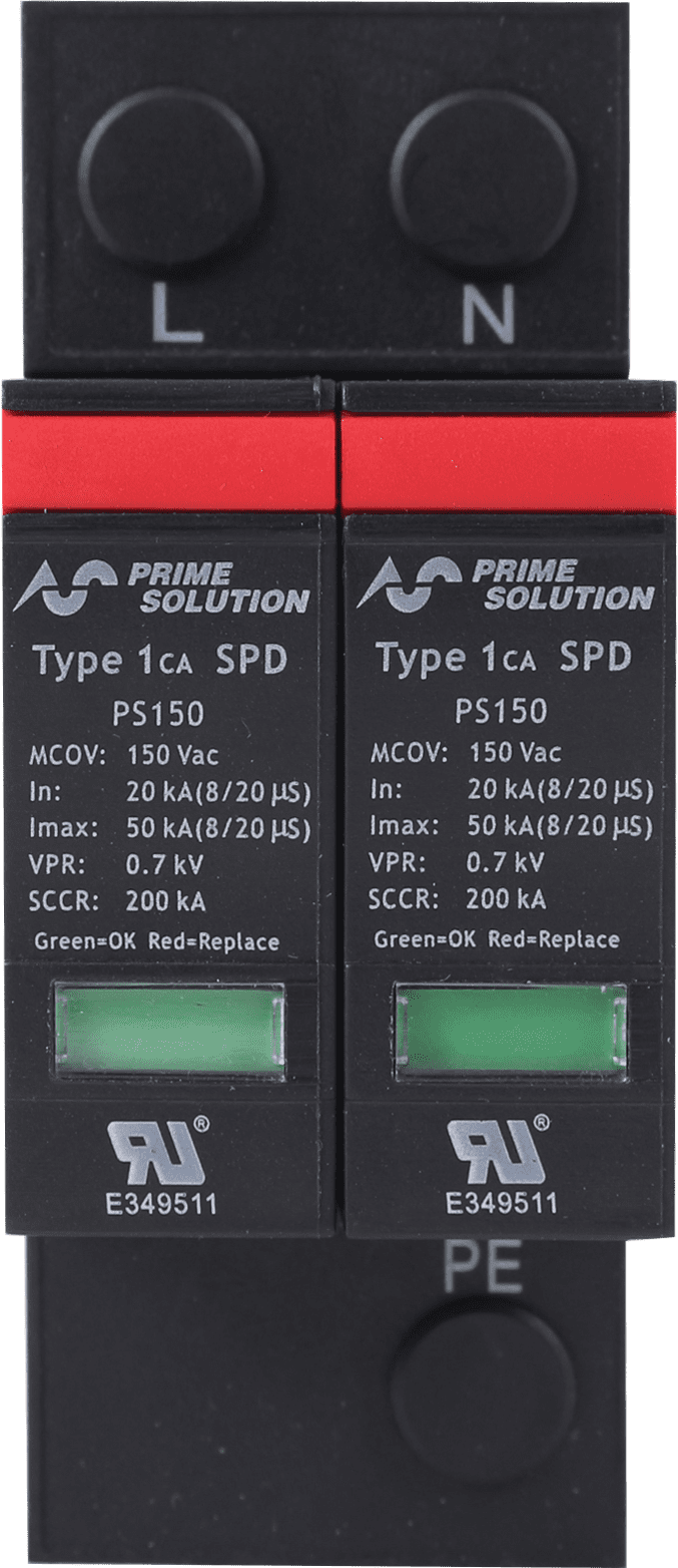 Buy Prime Power Solutions PS150/2P-S DIN Rail Surge Protective Device ...