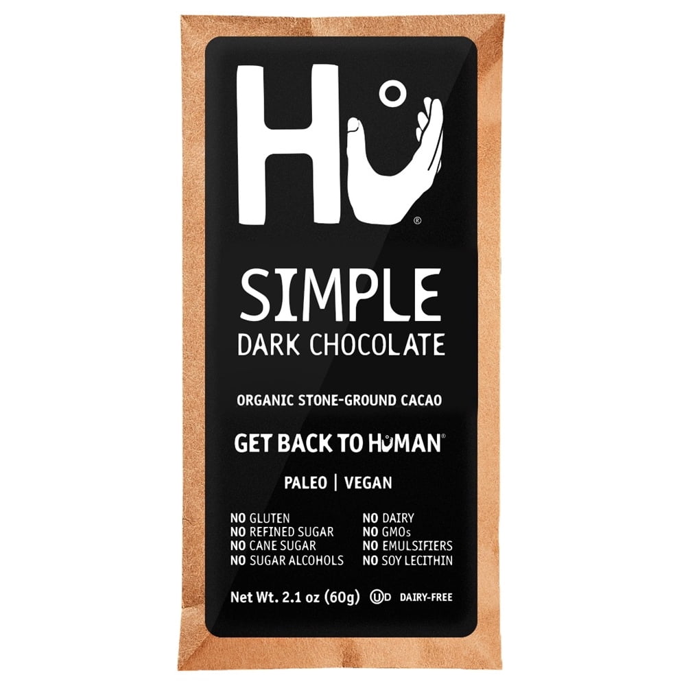 Hu Simple Chocolate Bar, 2.1 Oz - Walmart.com - Walmart.com
