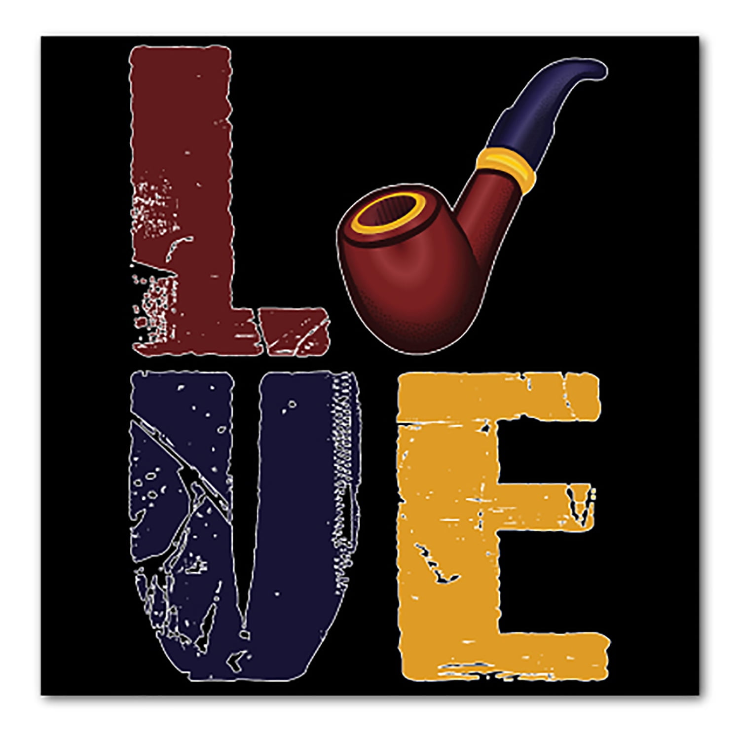 DistinctInk Custom Bumper Sticker - 10" x 10" Decorative Decal - Black ...