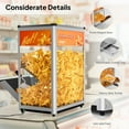 ROVSUN Nacho Chip Warmer, Nacho Machine Food Warmer Display Case ...