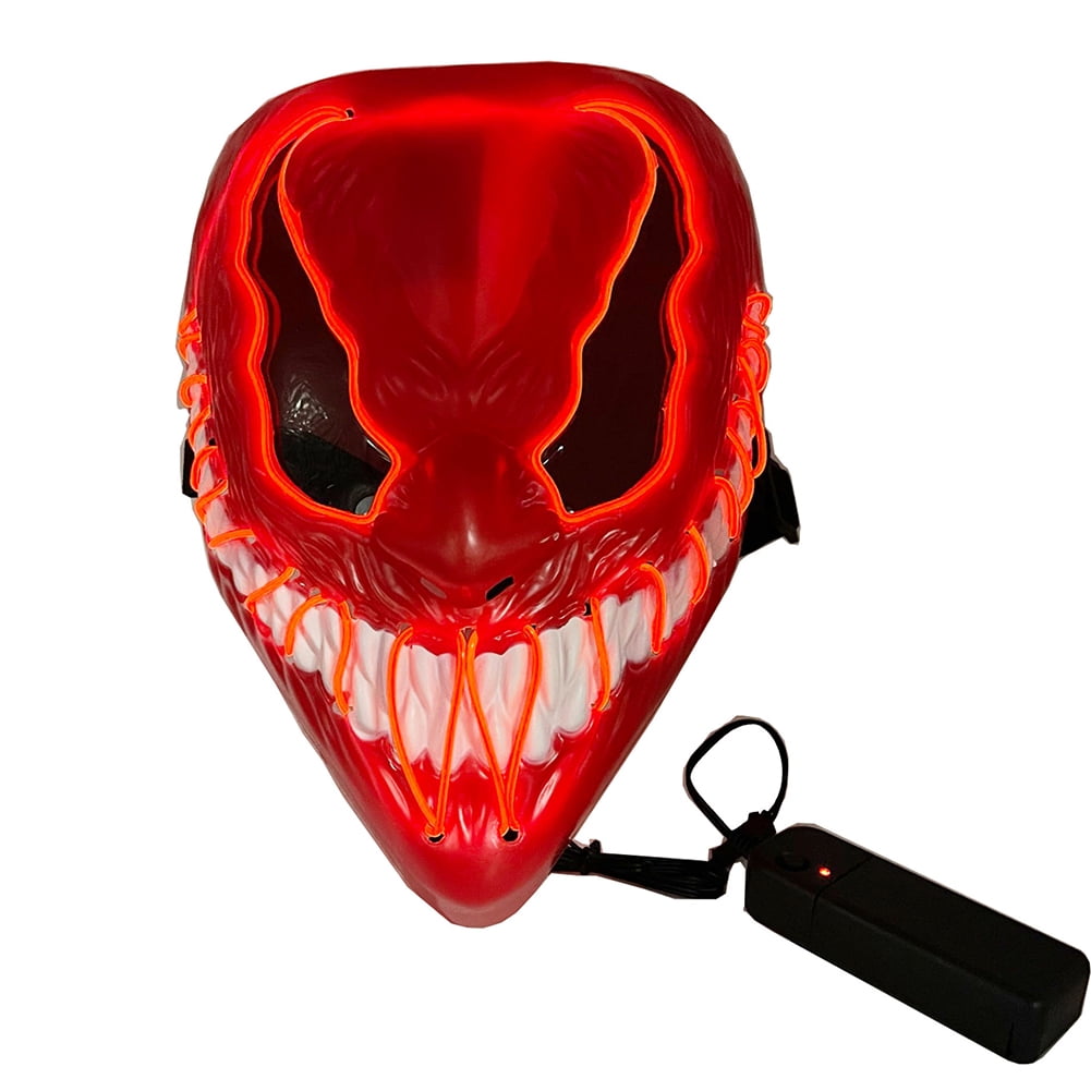 Máscaras Cyberpunk Máscara Resplandeciente Con LED 3 Modos para Cosplay ...