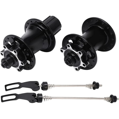 Bike Front Rear Hubs with Quick Release Axles, 1 Pair Bike Hub Quick ...