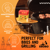 Ebobo - Natural Fire Starter, 50 Firelighters, 10 Min Burn Time ...