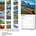 2027 Wall Calendar - Railroads Hangable Monthly Planner Calendar with ...