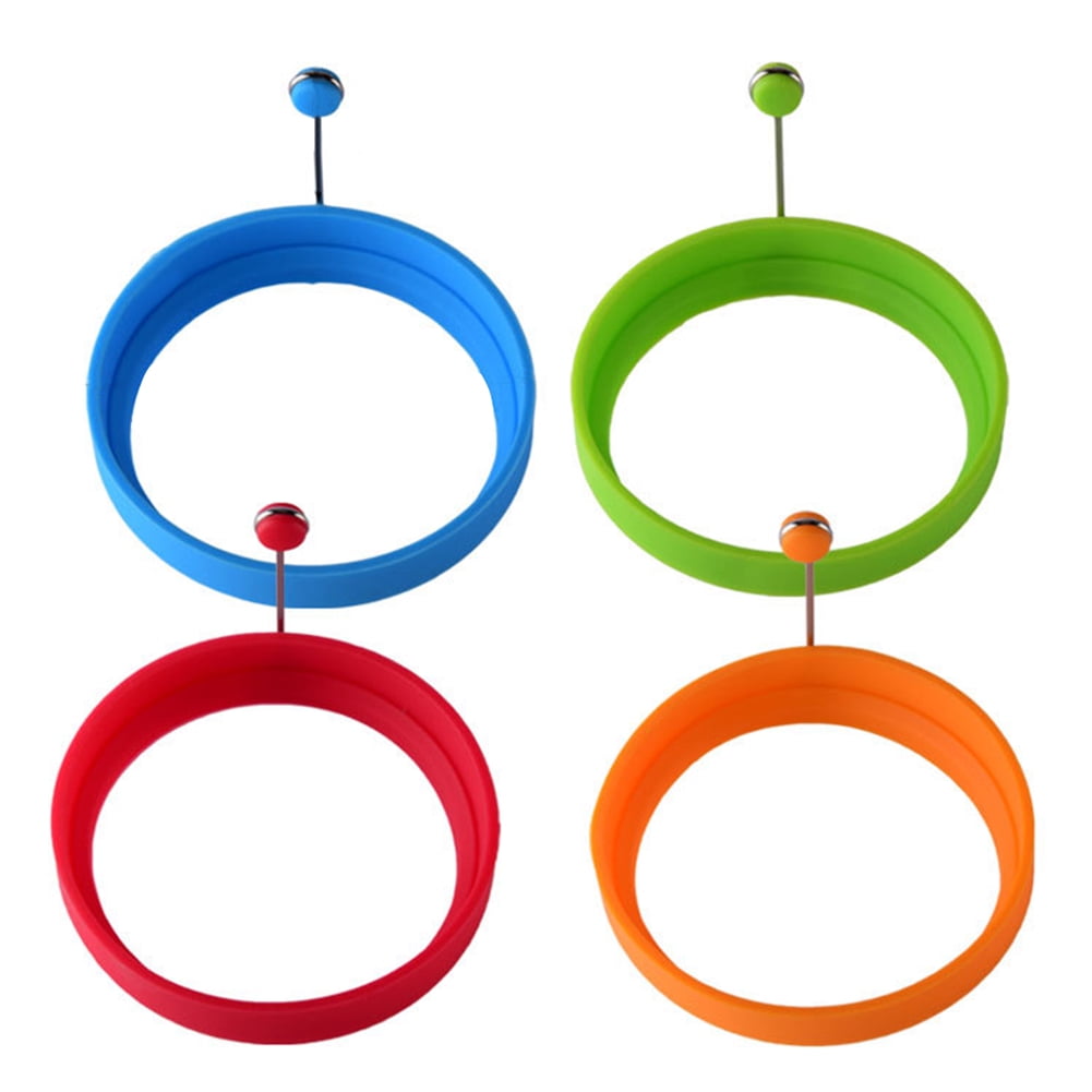 Silicone Egg Cooking Rings Non Stick Color Random for Kitchen Gadgets ...