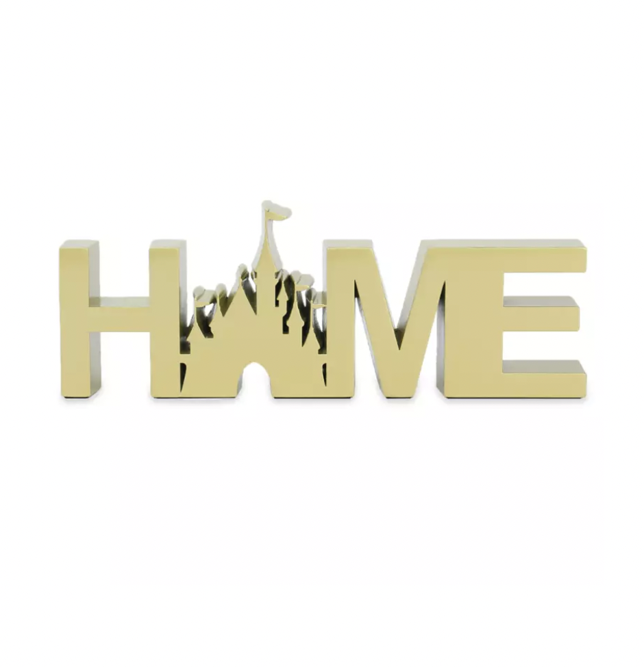Disney Homestead Collection Fantasyland Home Goldtone Finish Decor New ...