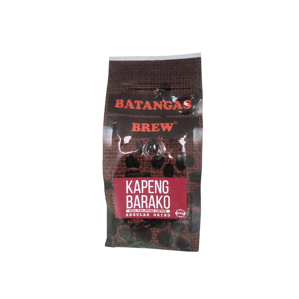 Batangas Brew Regular Blend Kapeng Barako Coffee 300g, Pack of 1 ...