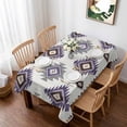 Farm Aztec Pattern Table Cloth 60x84in, Waterproof Rectangle Tablecloth ...
