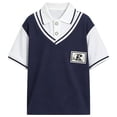 Coerni Boys Polo Shirts Fake Two Piece School Uniform Lapel T Shirts ...