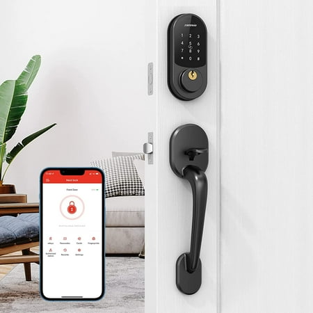 Keyless Entry Door Lock, Sinda Electronic Keypad Deadbolt Front Door ...