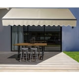 ALEKO Home Awning Fabric Replacement for Porch and Deck, 13'x10', Ivory ...